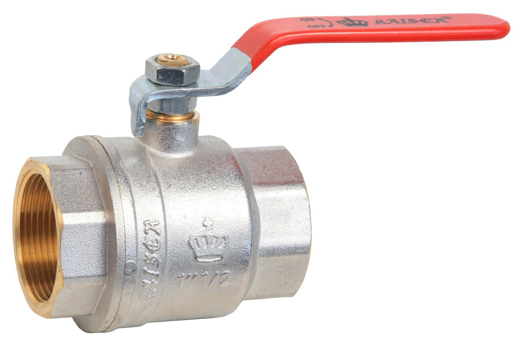 800-11/2 Кран KAISER 1 1/2" г/г ручка усил.