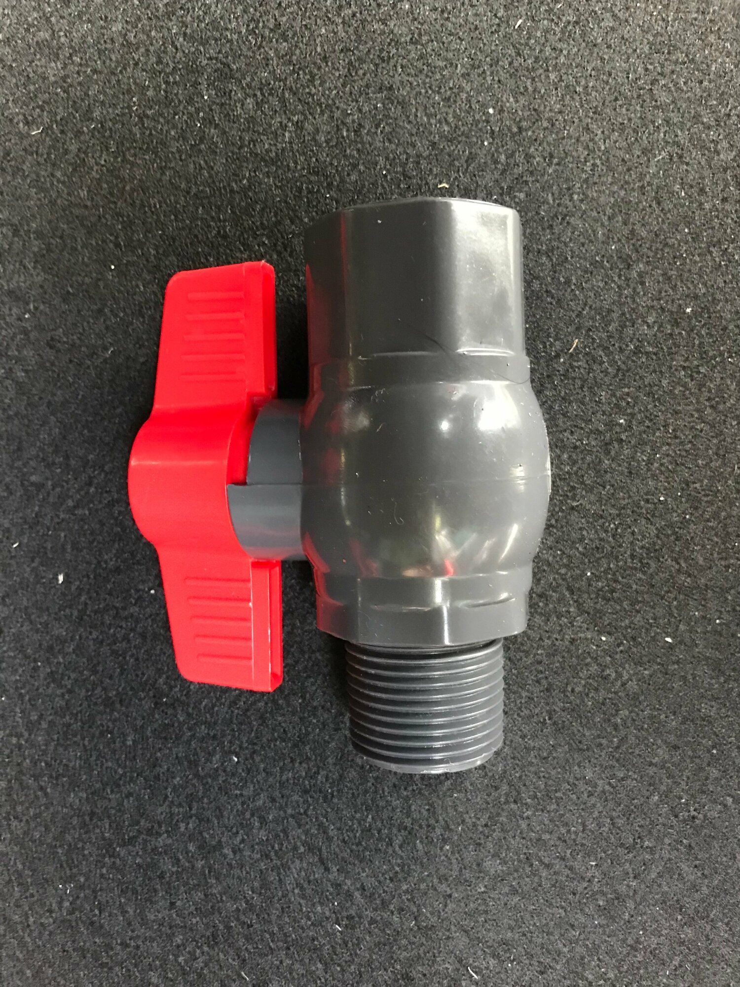 Кран шаровый PVC 1-1/2" внут х нар, 1-1/2"