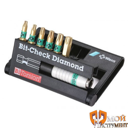 Наборы бит WERA 056098 8367/6/BDC Набор бит WERA