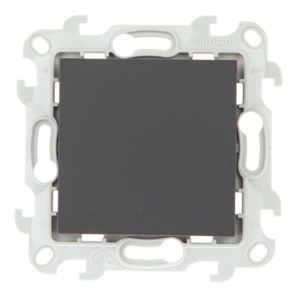 Simon 24 Графит Переключатель 1-кл