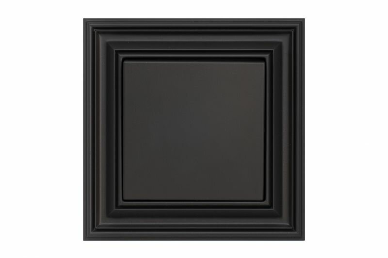 LIREGUS Переключатель Одноклавишный импульсный Черный матовый LIREGUS RETRO