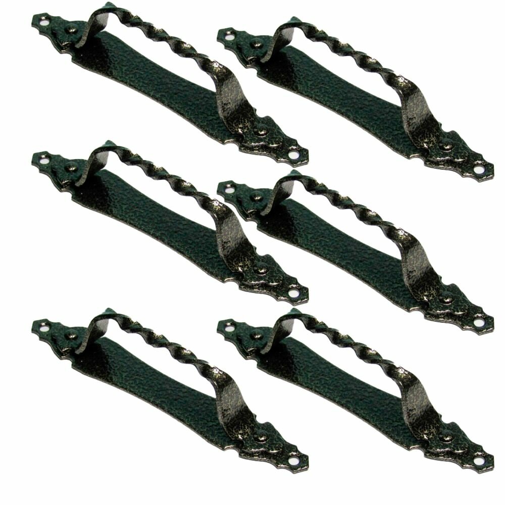 Ручка-скоба "Декор 1" ноэз РС80-SL старая бронза (комплект 6 штук)