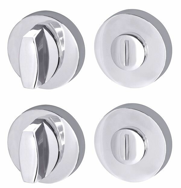 Ручка поворотная Armadillo BK6. R. URB52 (WC-BOLT BK6/URB) СР-8 Хром (комплект 2 штуки)