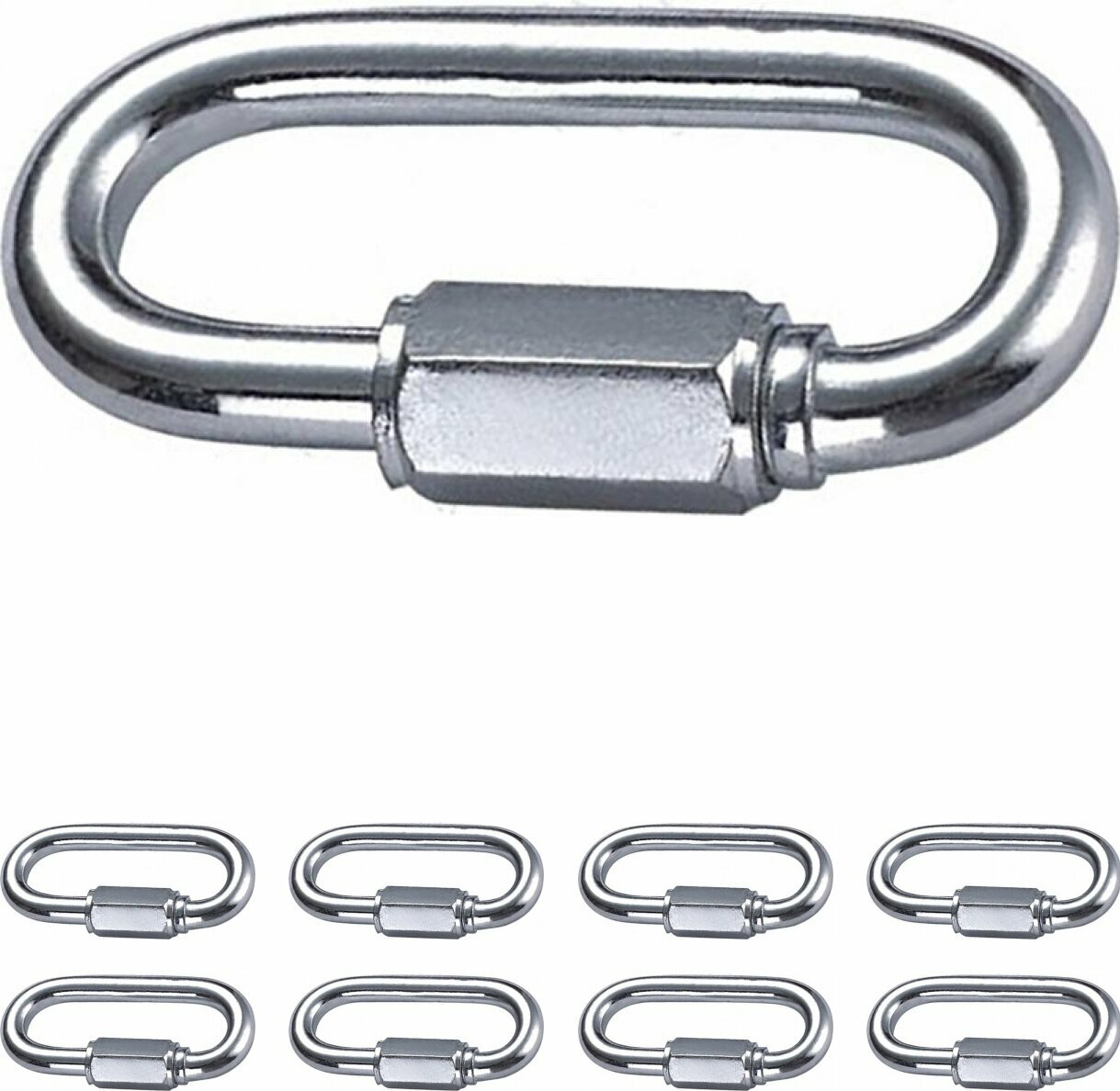 Карабин Tech-Krep винтовой M6 (комплект из 8 шт.)