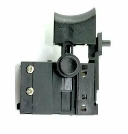 Выключатель (кнопка) 8(6)A 250VAC для дрели-шуруповерта Энергомаш, Спецмаш, Калибр (широкий фиксатор)