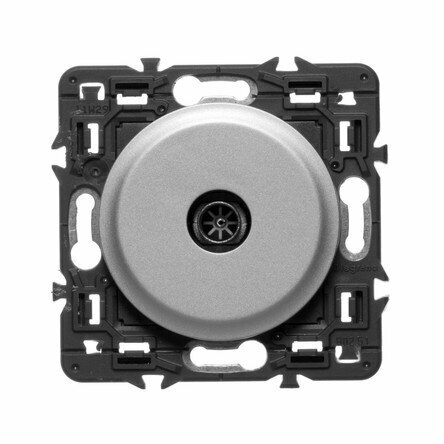 Розетка TV, Legrand Celiane белая в сборе суппорт, лицевая панель