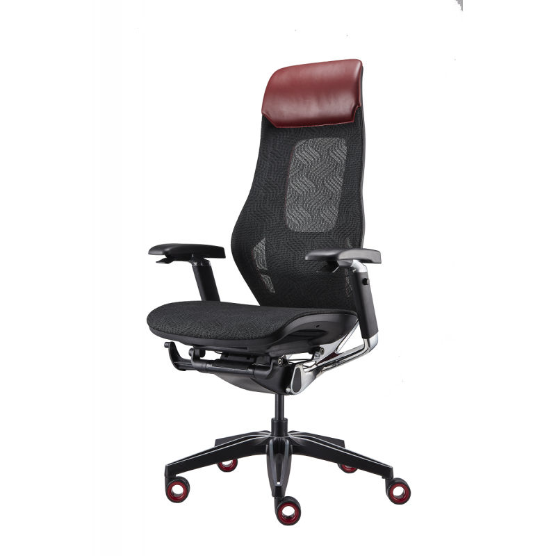 Премиум игровое кресло GT Chair Roc Chair, черно-красный