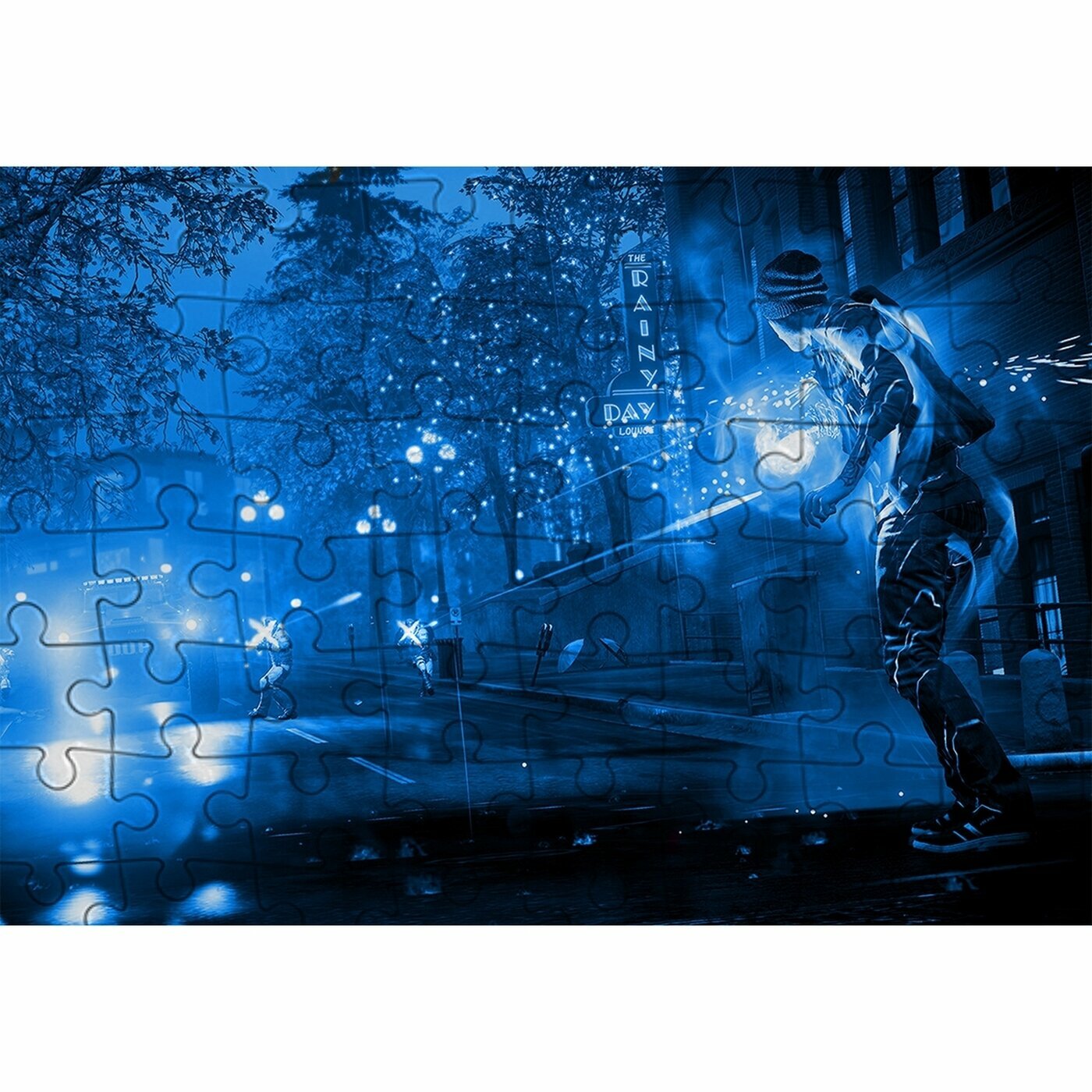 Пазл картонный А3: модель InFamous - 10