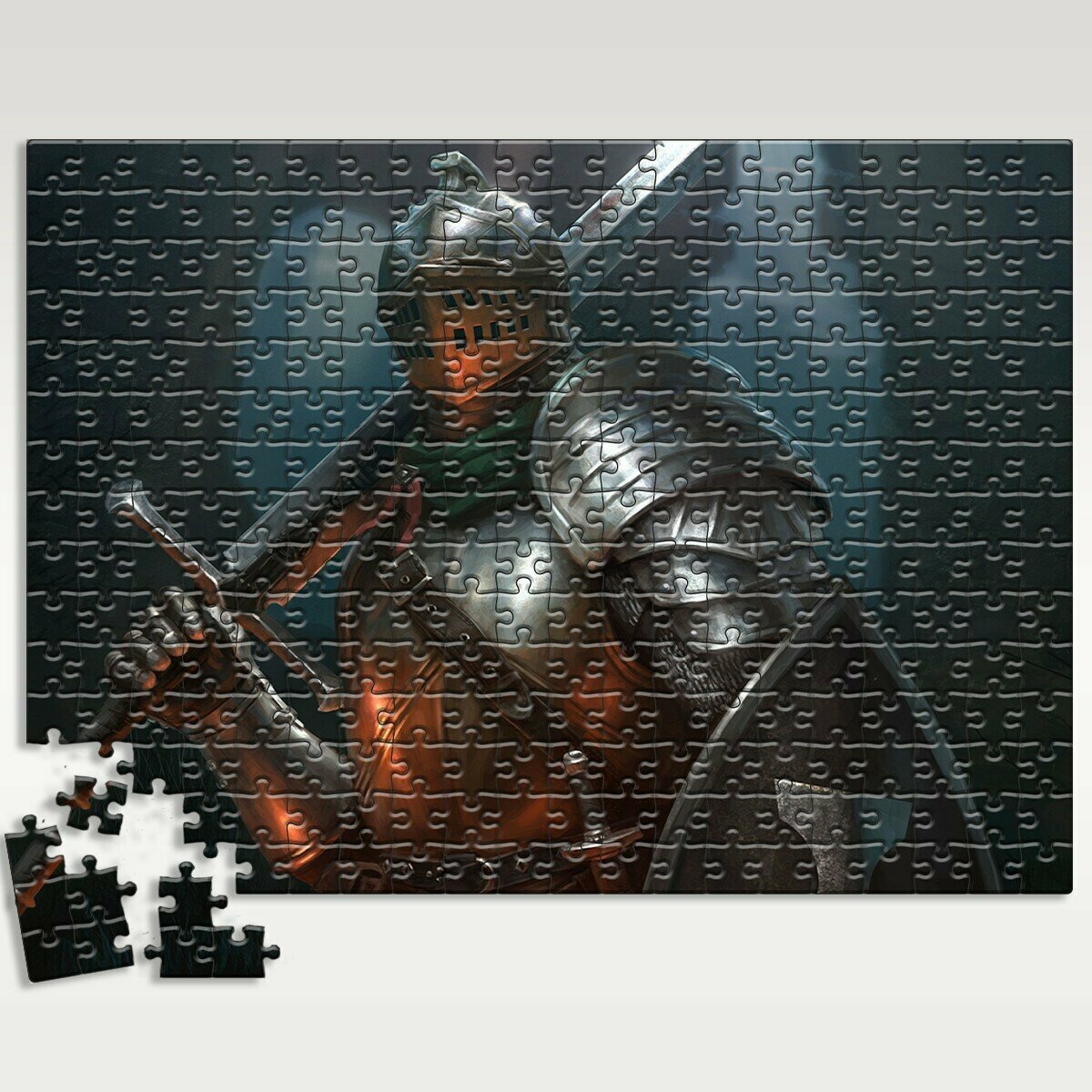 Пазл картонный А3: модель игра Dark Souls - 6788