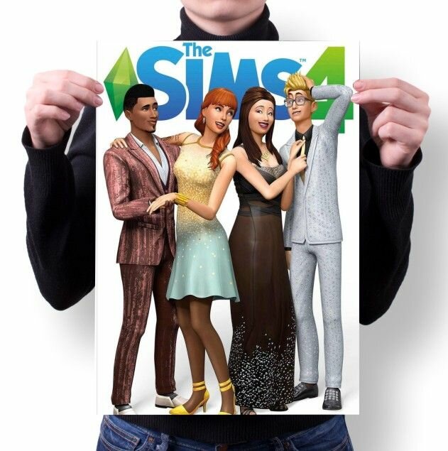Плакат The Sims, Симс №9, А4