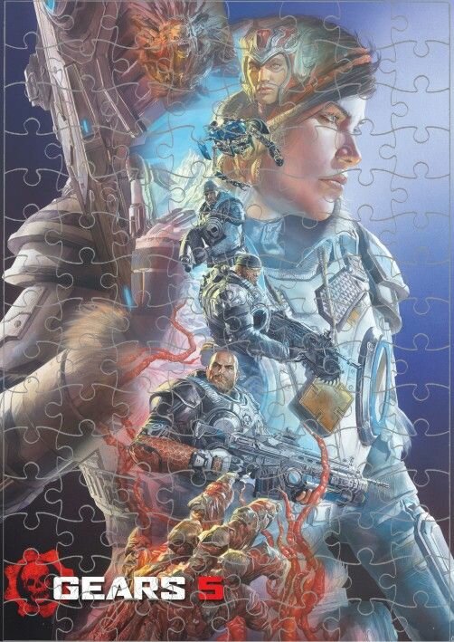 Пазл Gears 5, Геарс 5 №10, А4