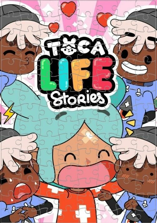 Пазл по игре Тока Бока, Toca Boka №9, А4