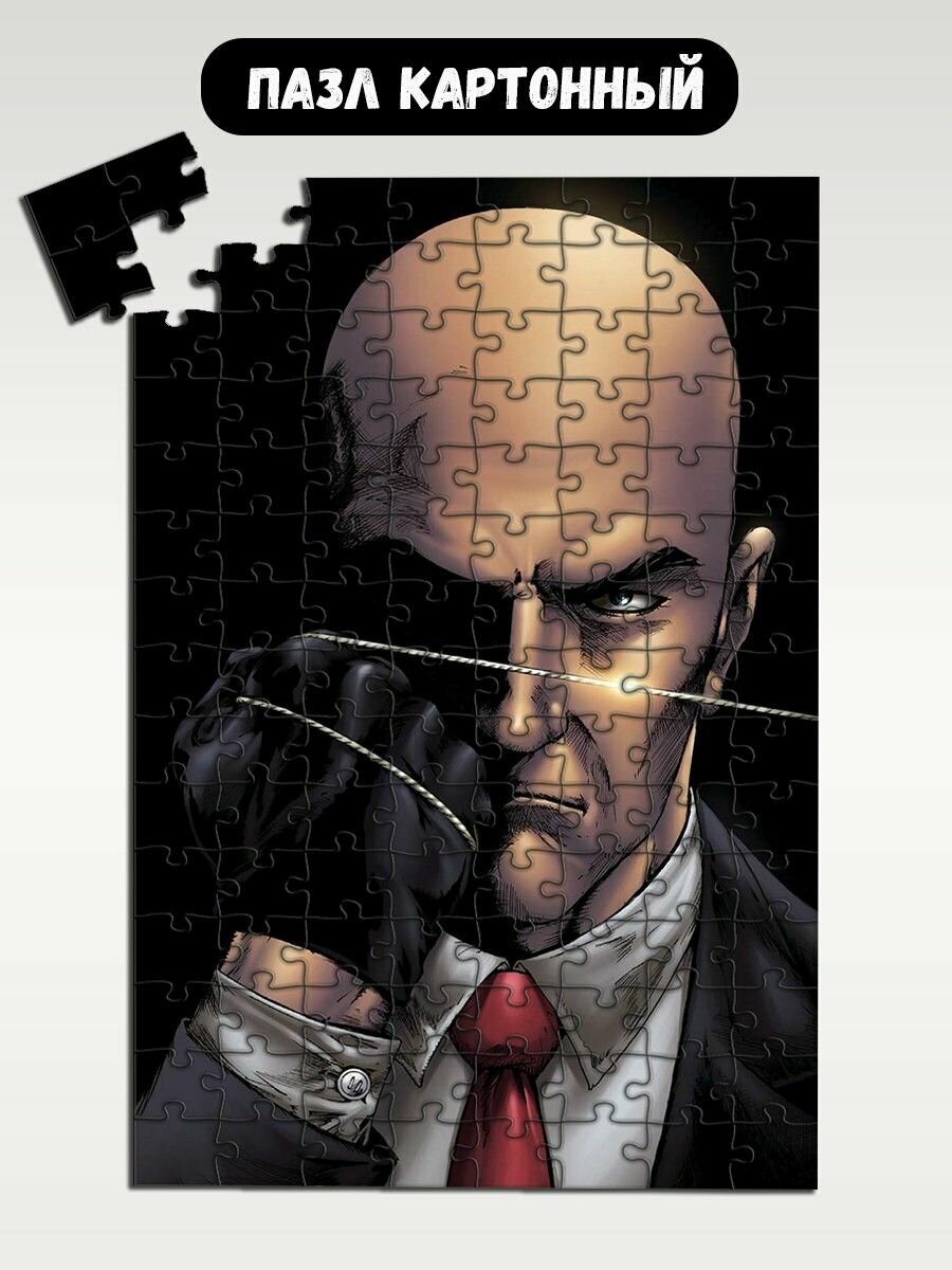 Пазл картонный А4: модель игра Hitman Absolution - 1007