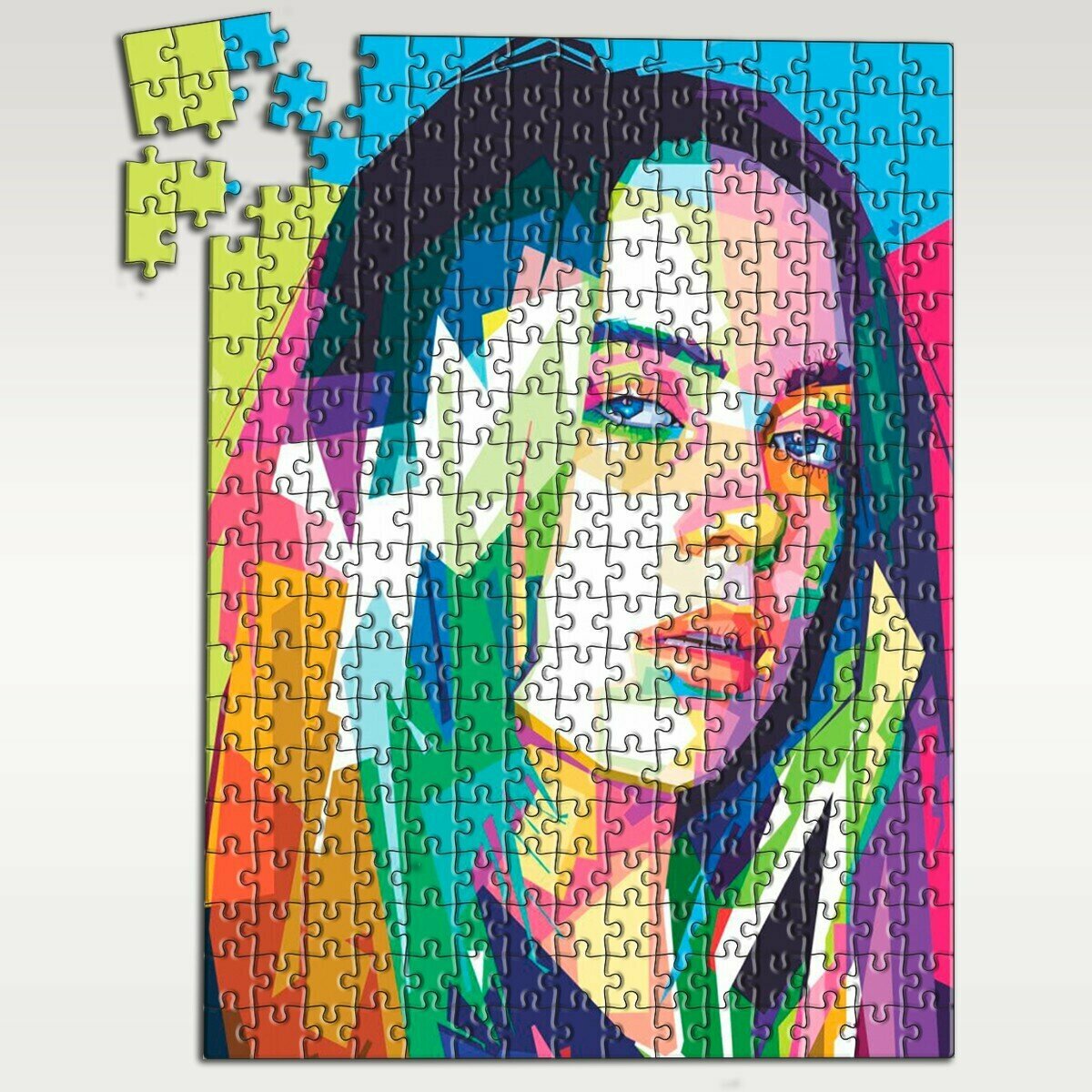 Пазл картонный А3: модель Музыка Billie Eilish Билли Айлиш - 6025 П