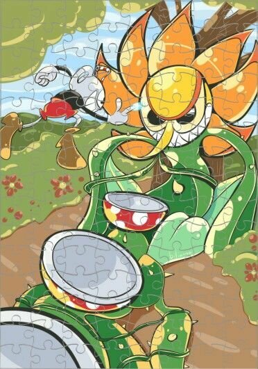 Пазл Cuphead/ Капхед №6, А4