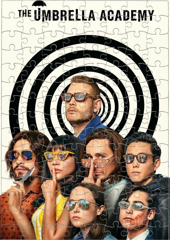 Пазл Академия Амбрелла , The Umbrella Academy №4, А4