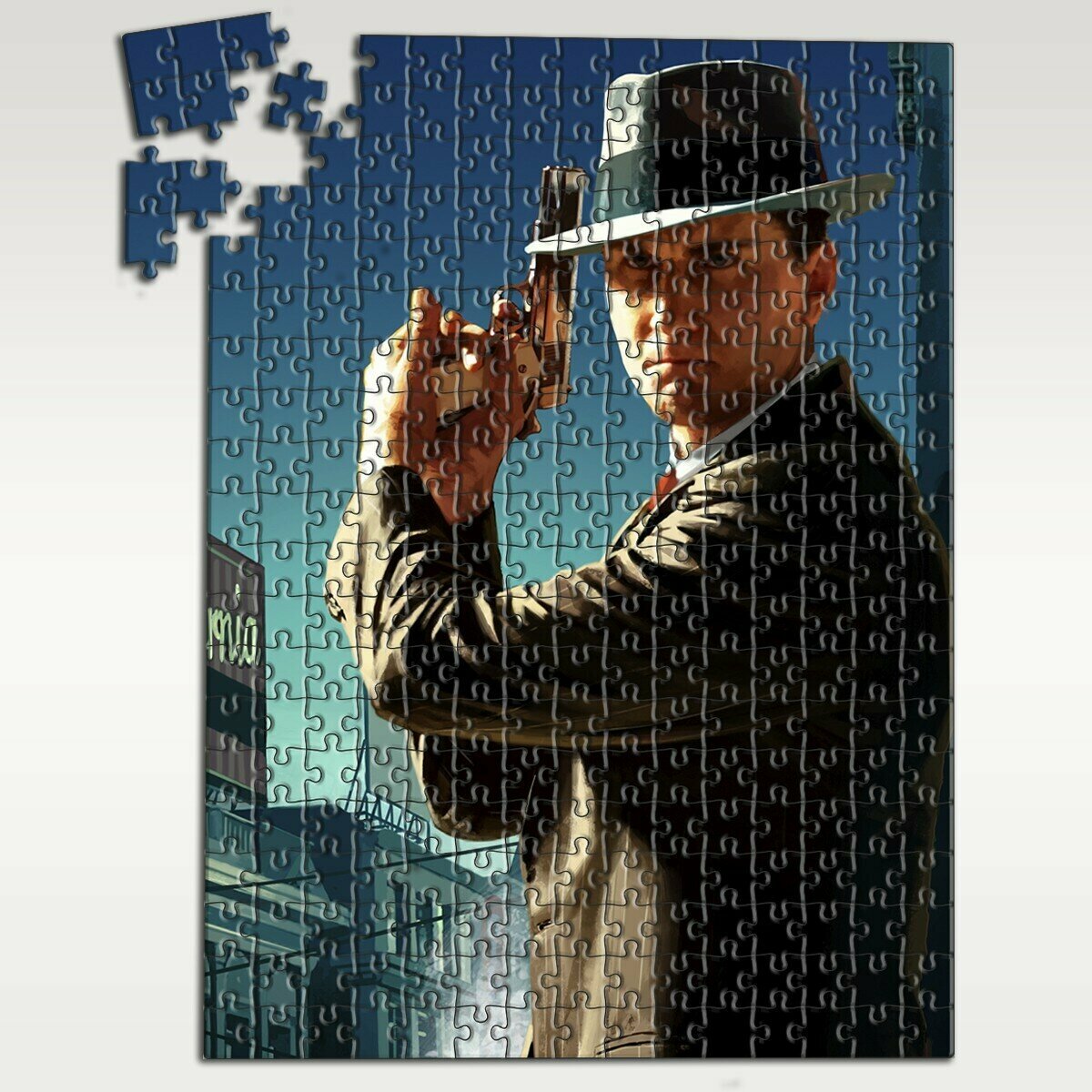 Пазл картонный А3: модель L.A. Noire - 1 П
