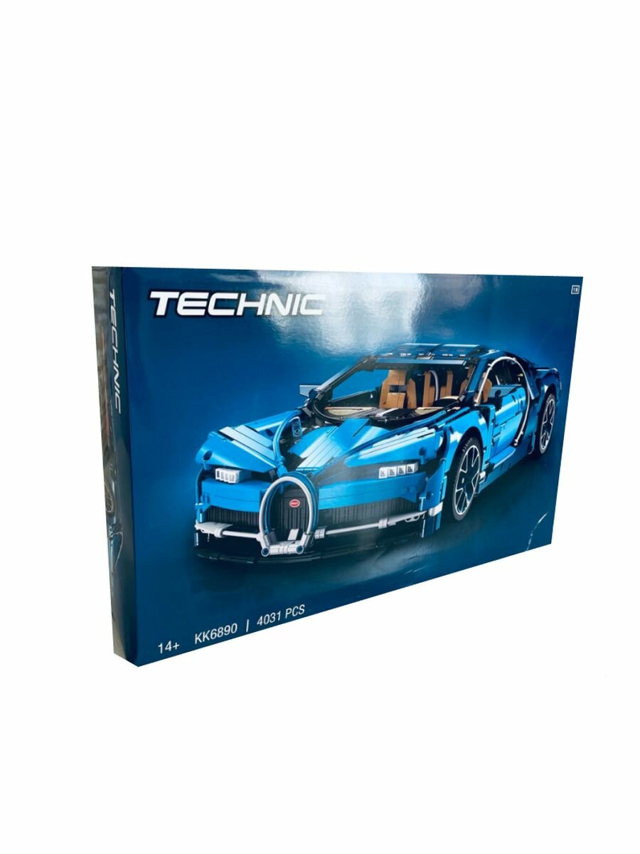 Конструктор Спорткар Bugatti Chiron, КК6890