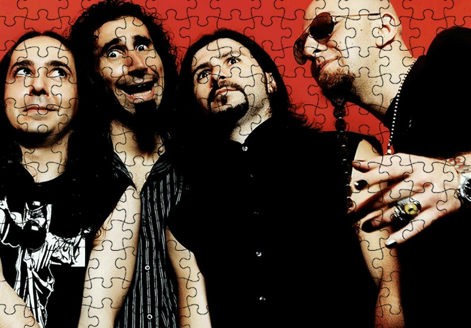 Пазл картонный А4: модель System of A Down - 220