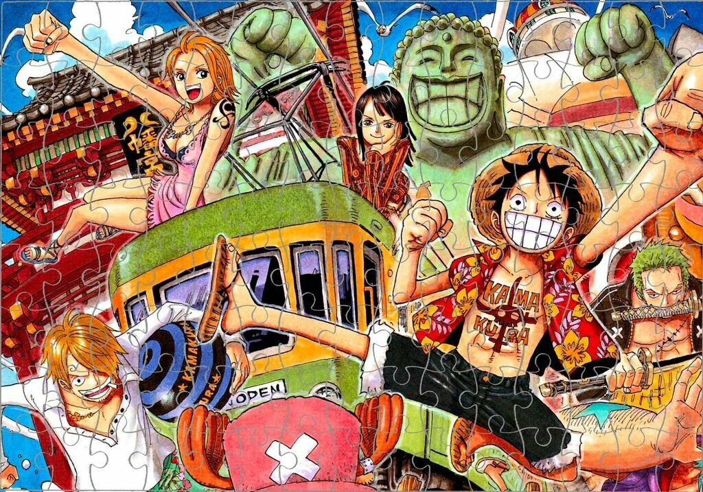 Пазл Ван Пис, One Piece №10, А3