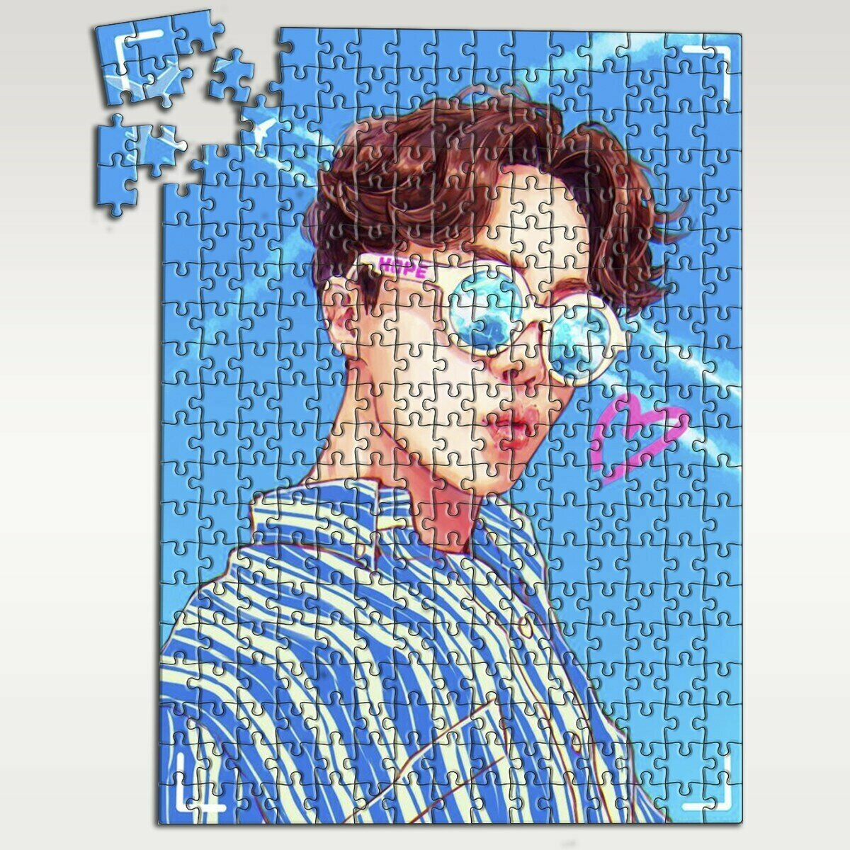 Пазл картонный А3: модель kpop bts j hope Чон Хосок - 2314 П