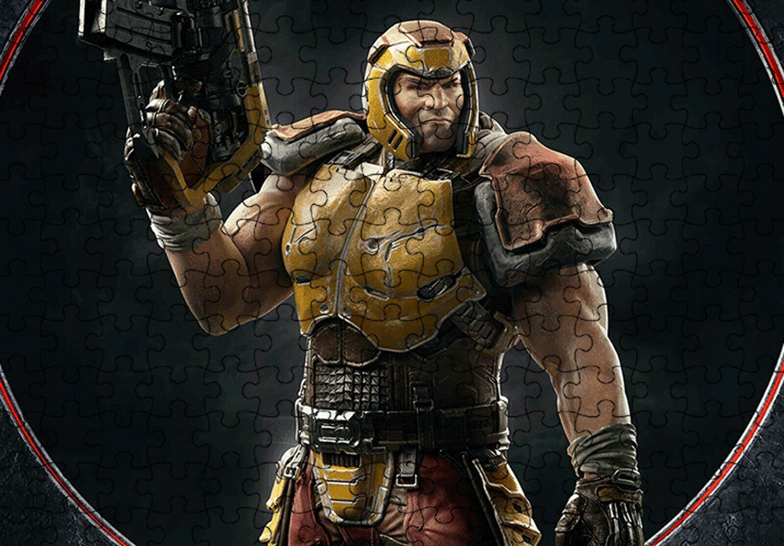 Пазл картонный А4: модель QUAKE - 5