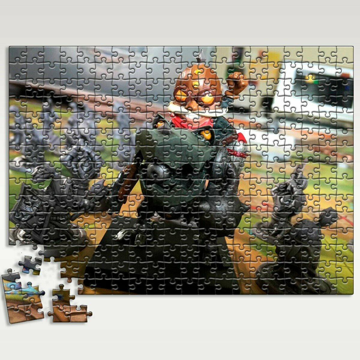 Пазл картонный А3: модель настольная игра Mechs мы Mininons - 6897