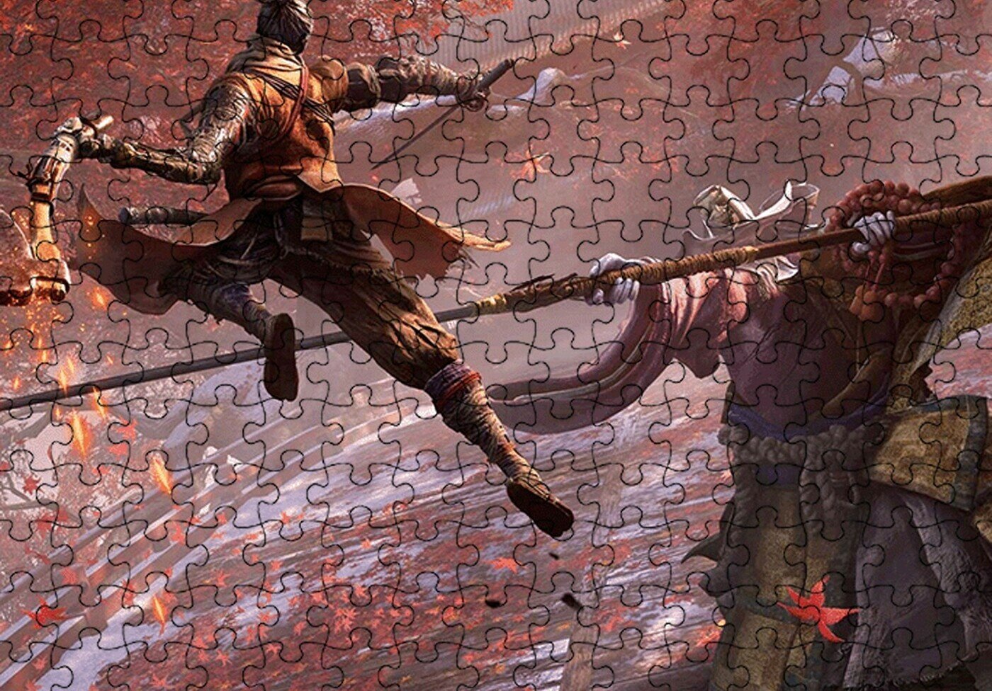 Пазл картонный А3: модель Sekiro - 4