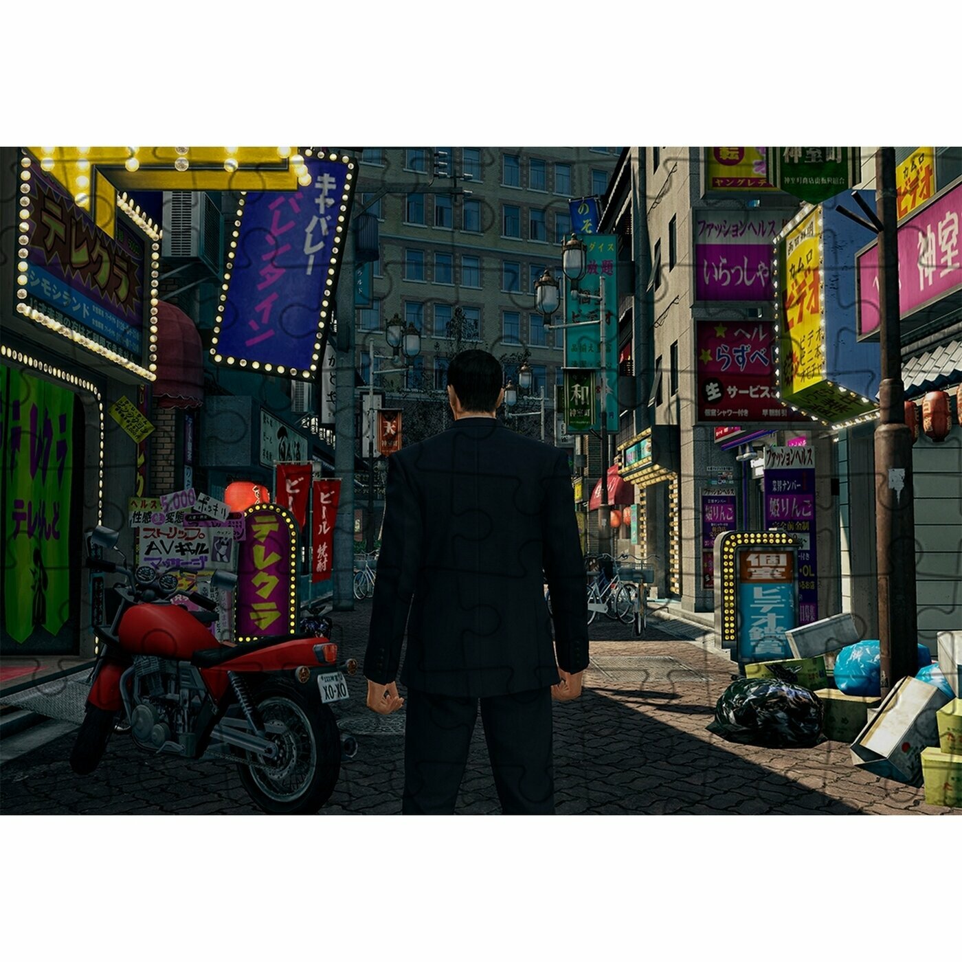 Пазл картонный А3: модель Yakuza - 2