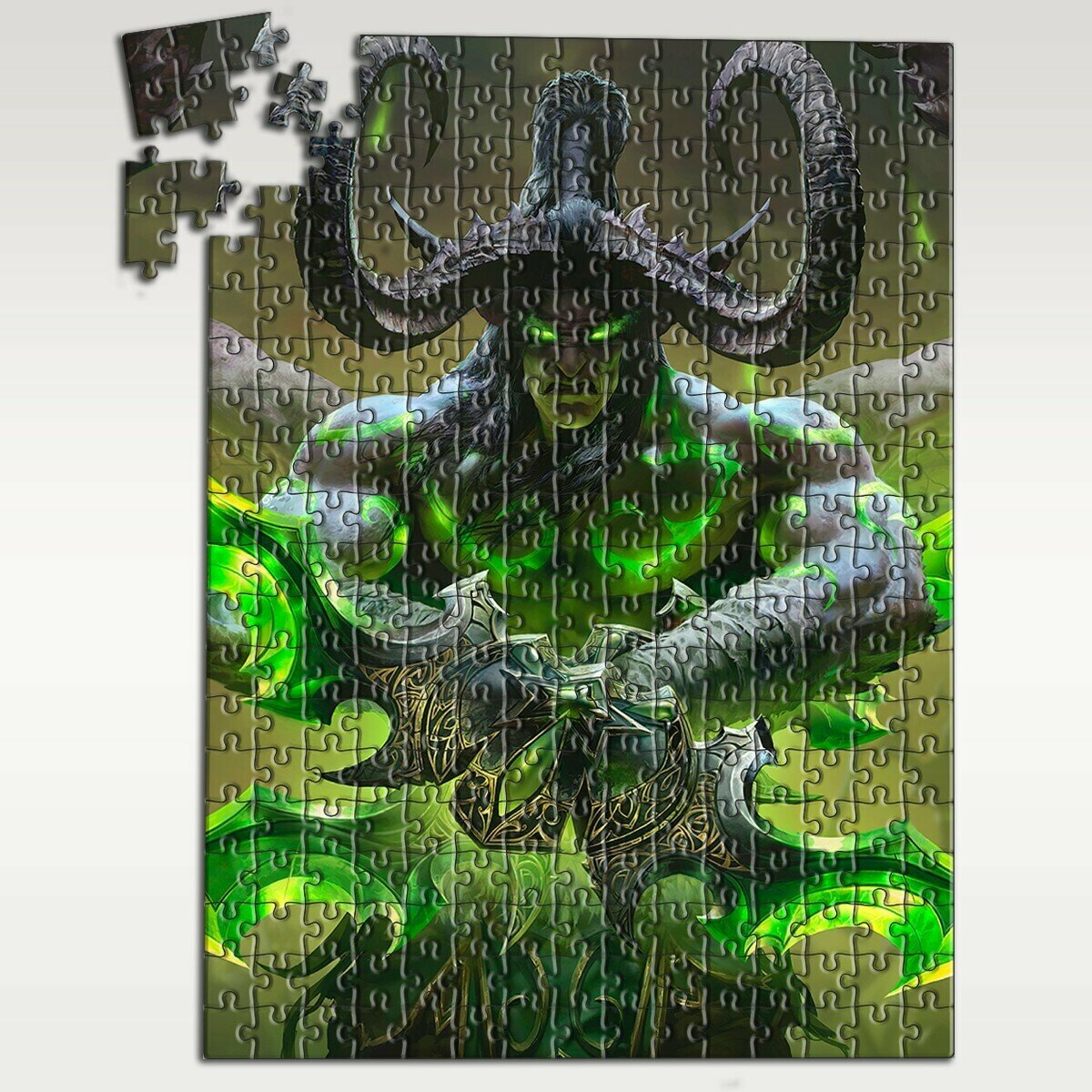 Пазл картонный А3: модель игра Warcraft WOW World of Warcraft - 6751 П