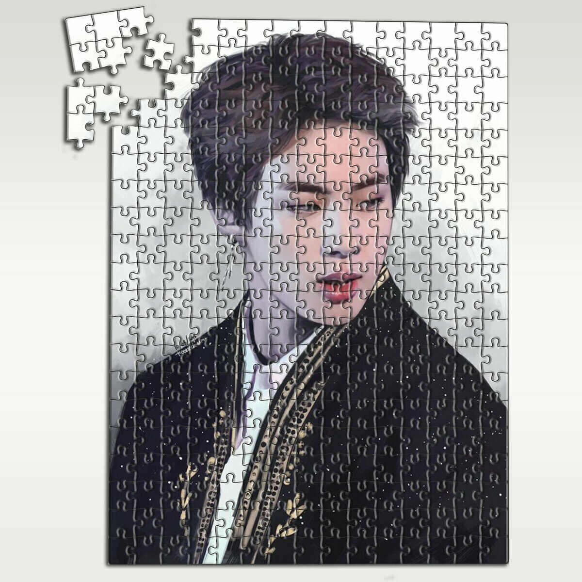 Пазл картонный А3: модель kpop bts jin Ким Сокджин - 2318 П