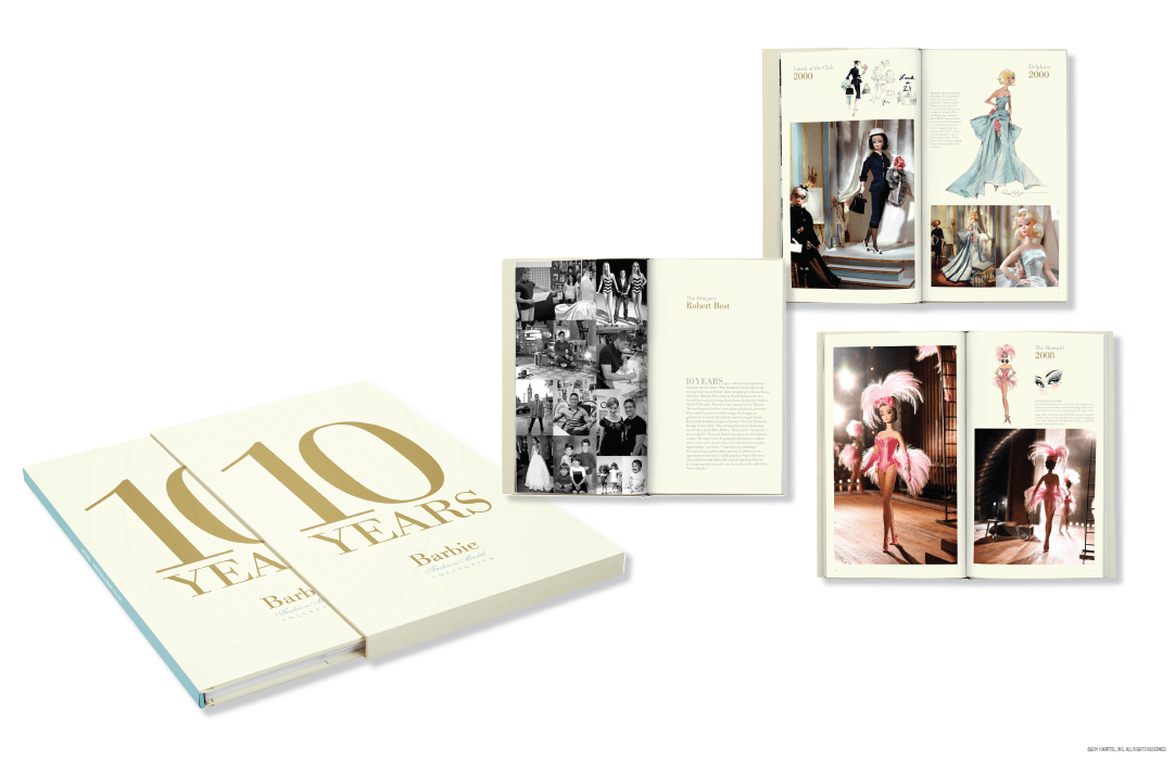 Юбилейная Книга 10 Years: Barbie Fashion Model Collection Book ('10 лет Моды Барби с дизайнером Робертом Бэстом')