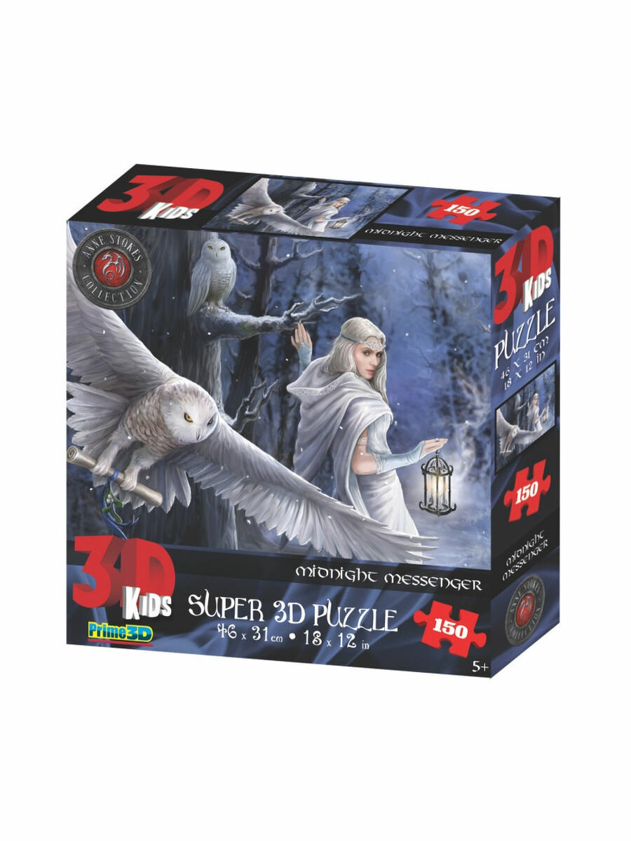 Пазл Prime 3D "Полуночный вестник", 150 элементов, 3D, от 5 лет