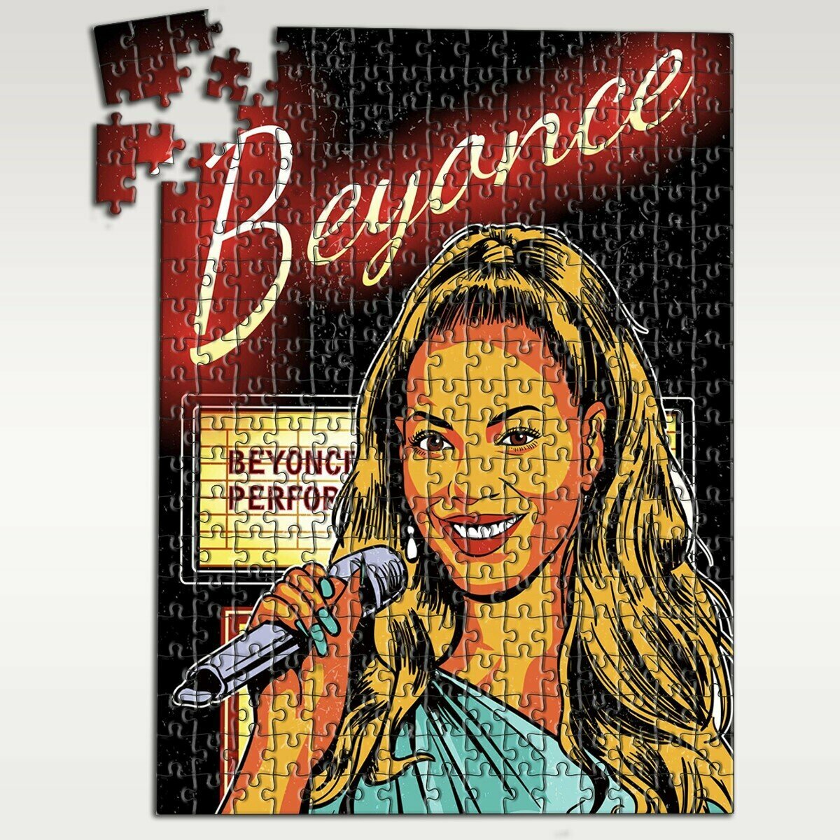 Пазл картонный А3: модель Beyonce - 223 П
