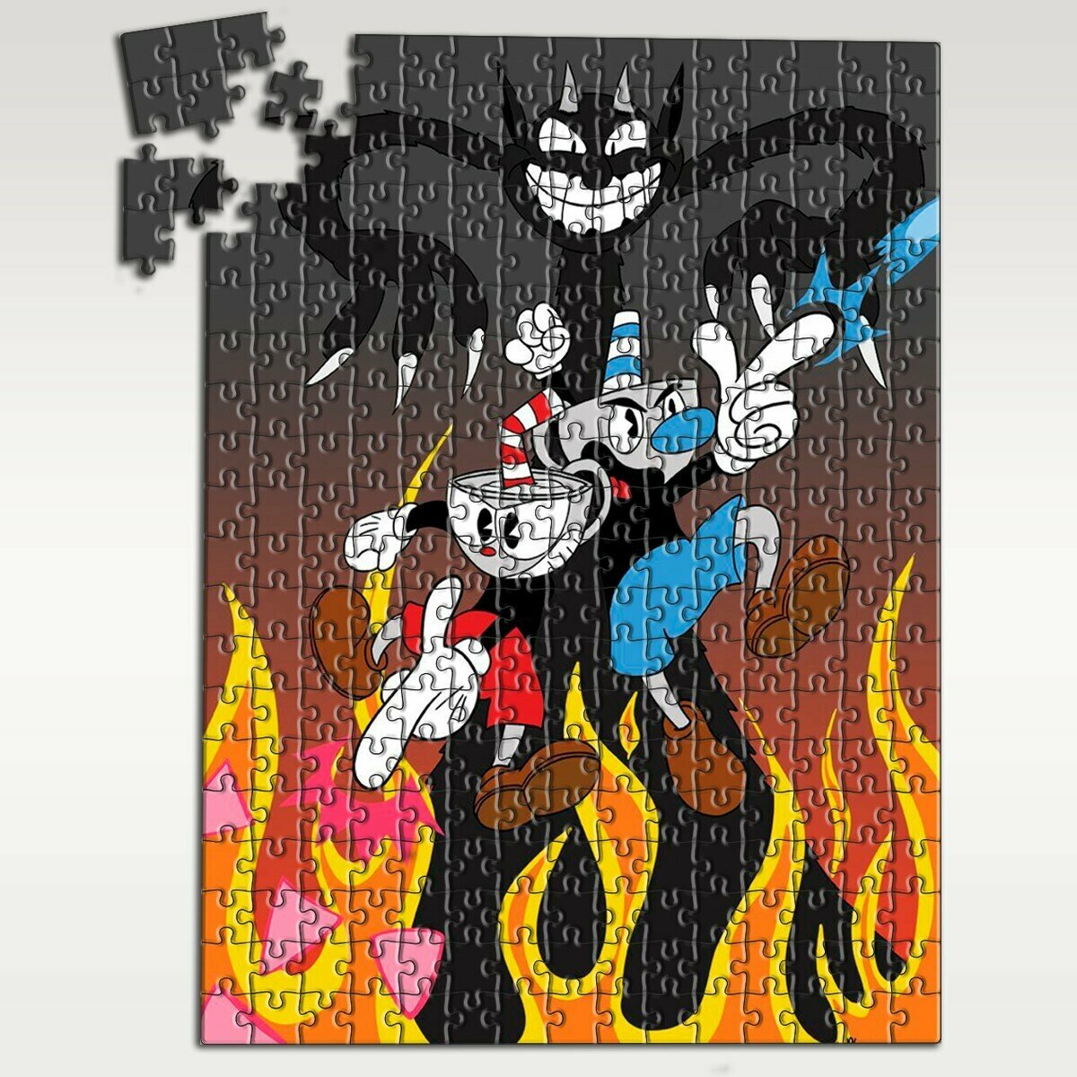 Пазл картонный А3: модель Игра cuphead - 9163 П