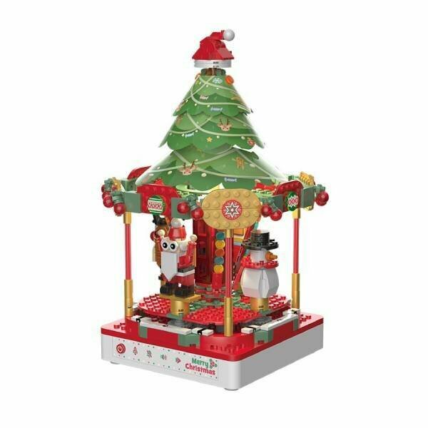 Конструктор музыкальная шкатулка JAKI Music Box *Праздник Рождества*, 543 элемента - JK1365
