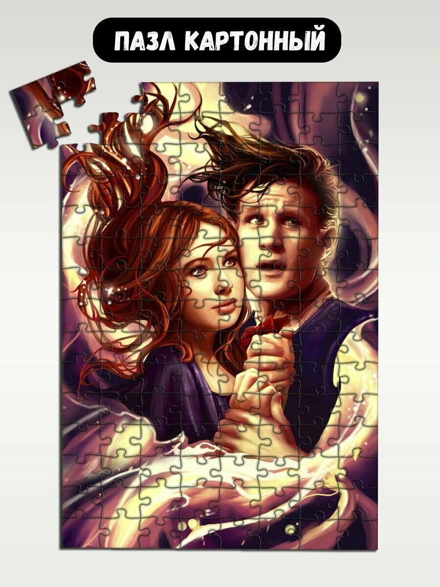 Пазл картонный А4: модель Сериал Доктор Кто - 2132