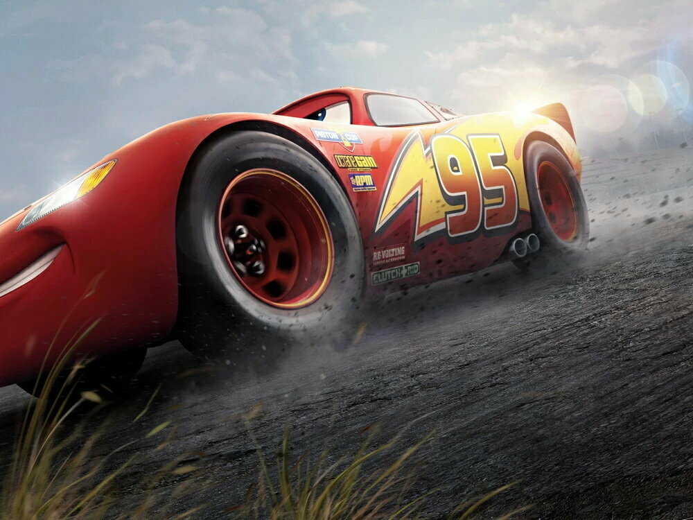 Плакат, постер Cars, Тачки: Молния МакКуин на бумаге, размер 21х30см