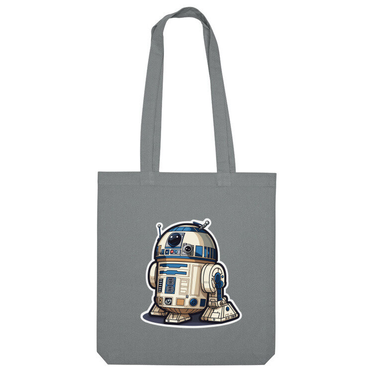 Сумка «Дроид-астромеханик R2D2 Звёздные войны Star Wars» (серый)