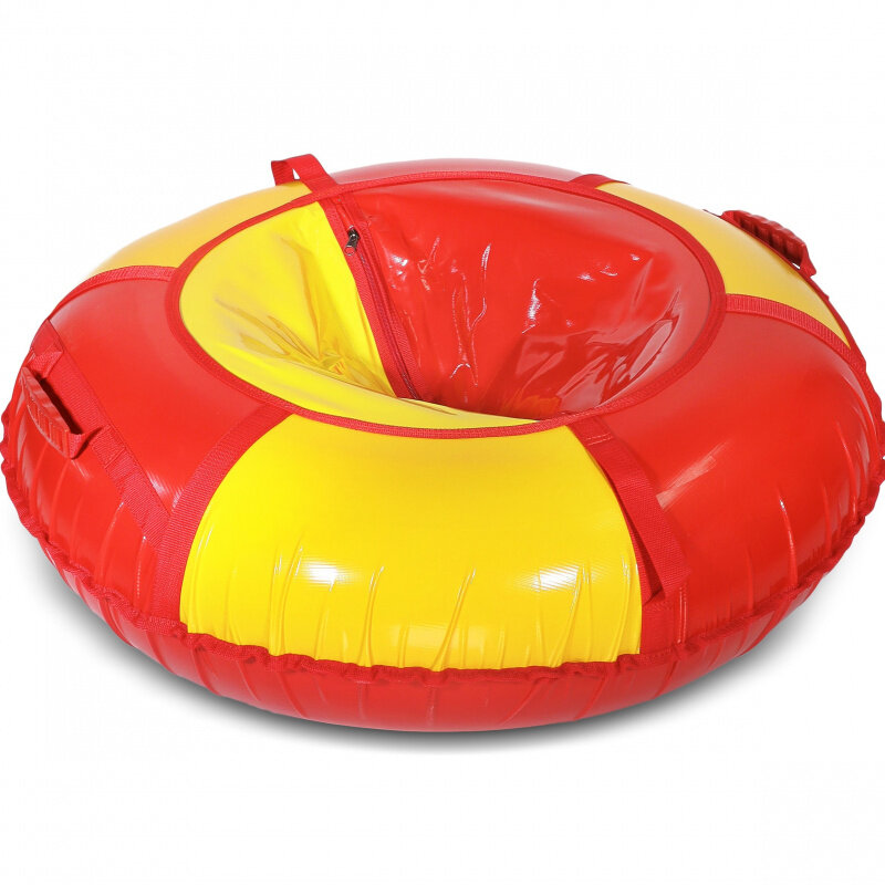 Тюбинг "Ватрушка" ПВХ, 80 см, Red/yellow