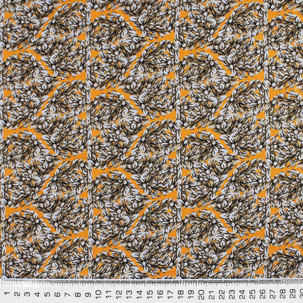 Атлас Ткани-100 "Искусственный шёлк", плательная, жёлтая, 95%ПЭ, 5%эластан