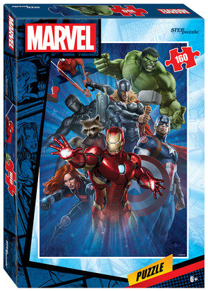 *Puz 160д. Степ Marvel Мстители (94125)