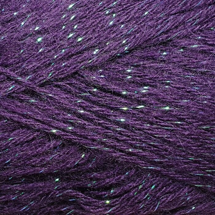 Пряжа JINA Мохер Премиум с люрексом, чернильный - 49, 10% шерсть, 10% мохер, 30% мохер look, 50% искус. шелк, 5 мотков, 100 г, 500 м.