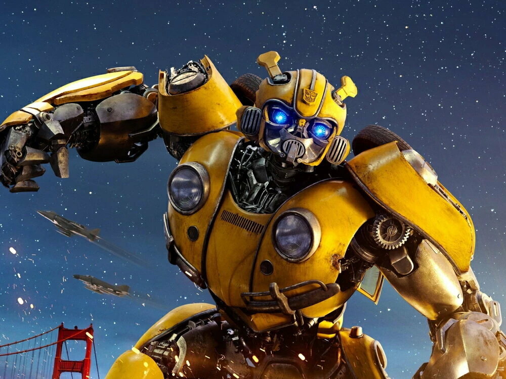 Плакат, постер Transformers: Bumblebee, Трансформеры: Бамблби на бумаге, размер 30х42см