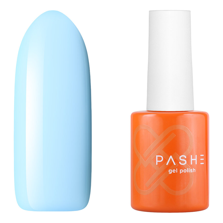 Цветной гель-лак PASHE, Atelier №07 - "голубой иней", 9 мл