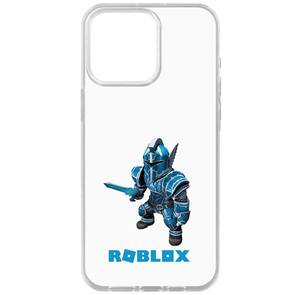 Чехол-накладка Krutoff Clear Case Roblox-Рыцарь Алар для iPhone 15 Pro Max