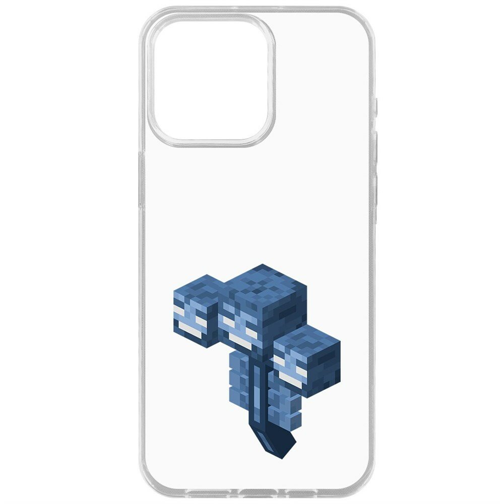 Чехол-накладка Krutoff Clear Case Minecraft-Иссушитель для iPhone 15 Pro Max