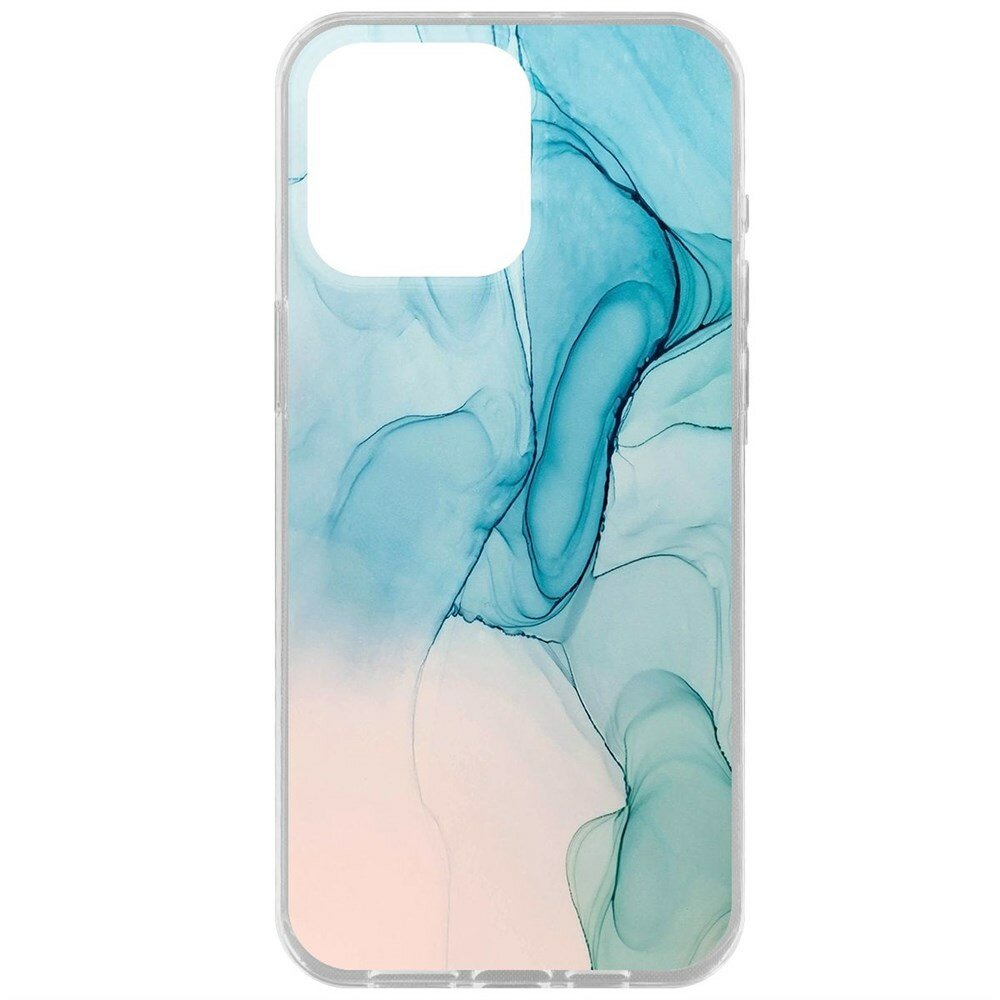 Чехол-накладка Krutoff Clear Case Абстракт разводы для iPhone 15 Pro Max