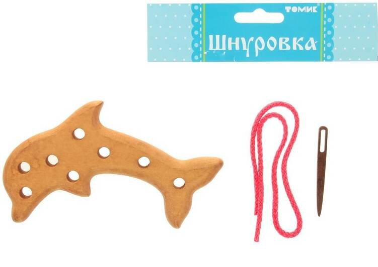 Шнуровка "Дельфин", 3 штуки