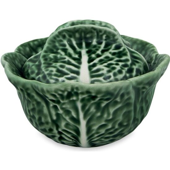 Чаша Bordallo Pinheiro Капуста 400 мл, с крышкой (BOR65007022)